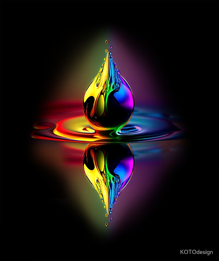 "Drop of Rainbow Splash" by KOTOdesign | Redbubble