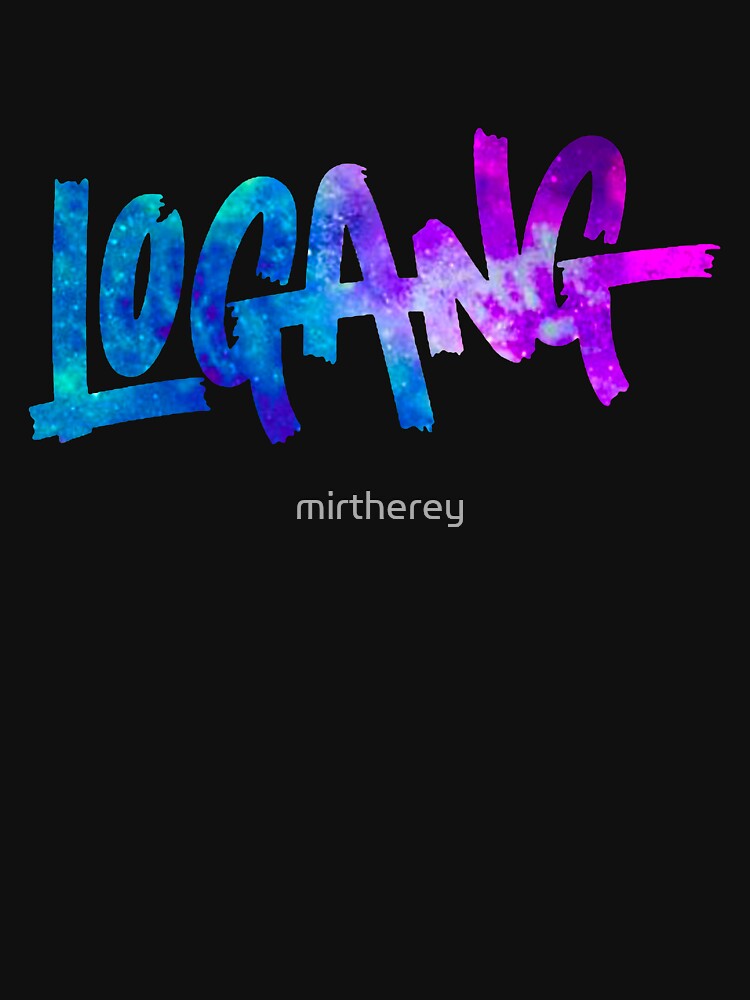 "logang galaxy - logan paul" T-shirt for Sale by mirtherey | Redbubble ...