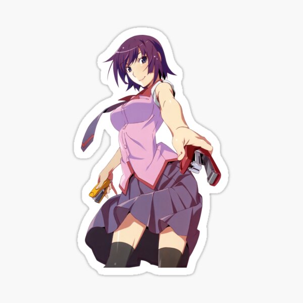"Hitagi Senjougahara | Monogatari Series " Sticker for Sale by Weebo ...