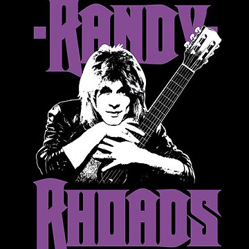 "RANDY RHOADS ACOUSTIC GUITAR" Sticker for Sale by BreitbachDian ...