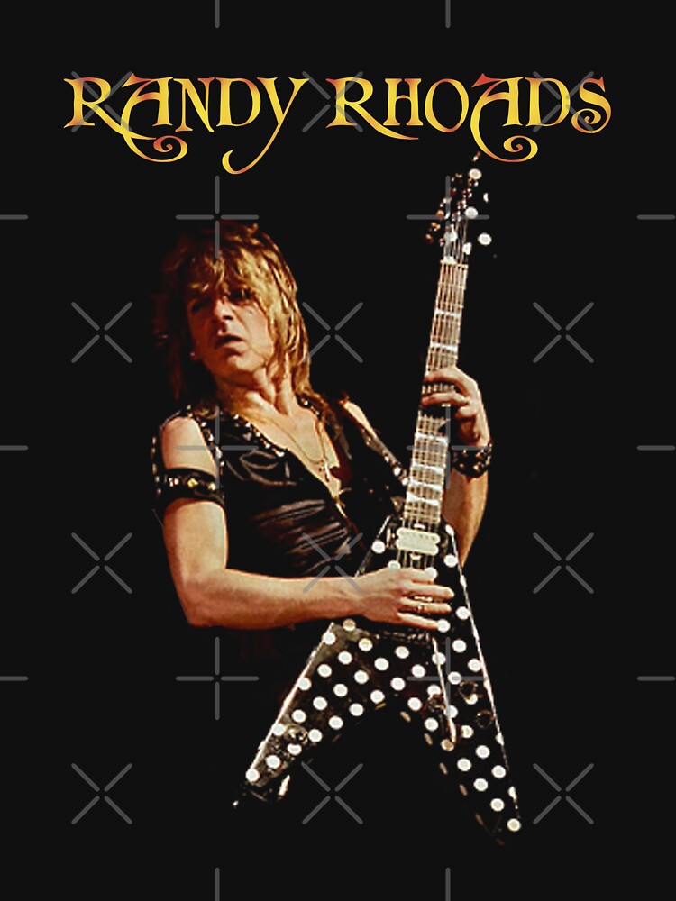 "Randy Rhoads Hard Rock Guitarist" Essential T-Shirt for Sale by ...