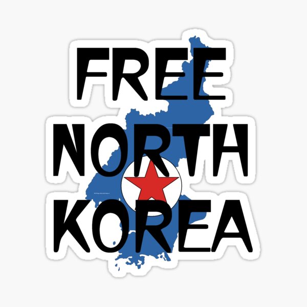 "Free North Korea" Sticker for Sale by teepossible | Redbubble