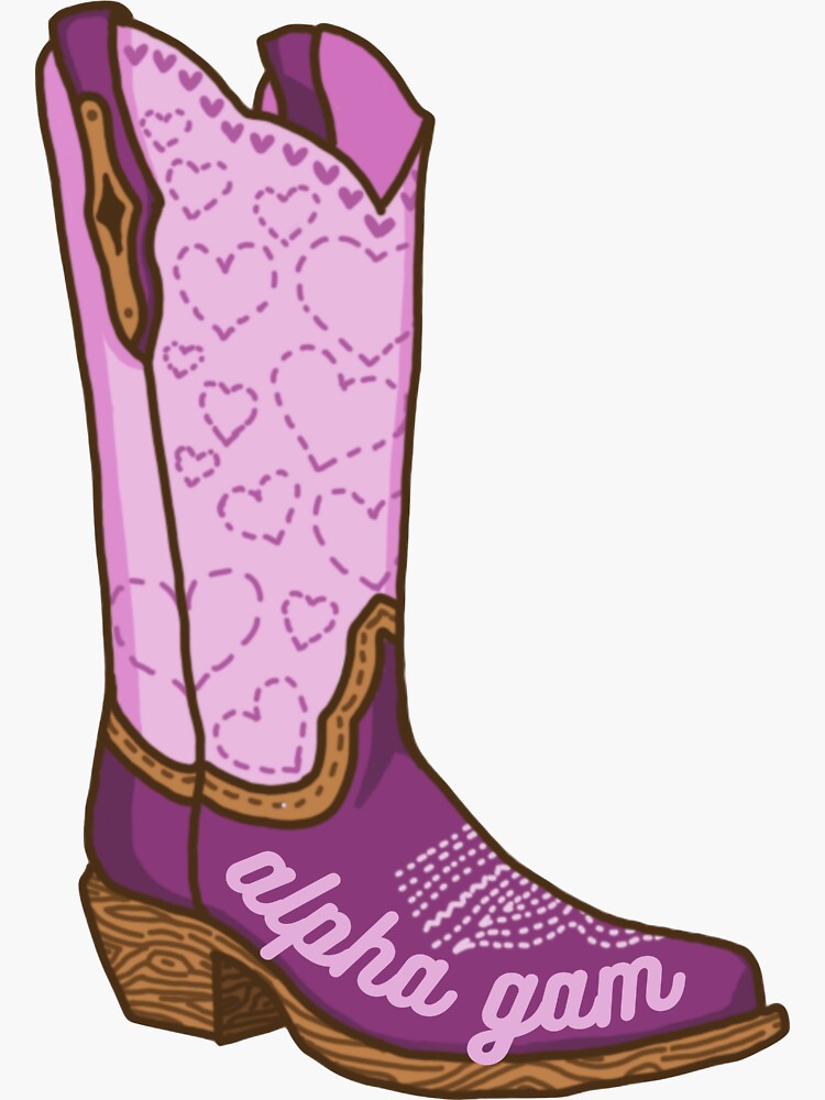 "Alpha Gam" Sticker for Sale by nicsnaxs | Redbubble
