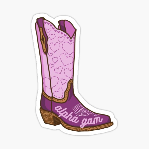 "Alpha Gam" Sticker for Sale by nicsnaxs | Redbubble