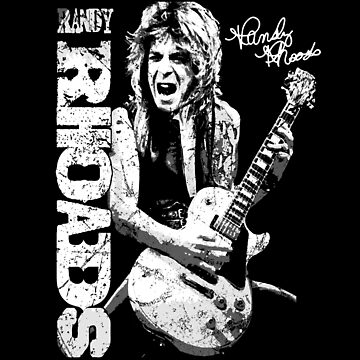 "Vtg Randy Rhoads Live In Concert" Sticker for Sale by BreitbachDian ...