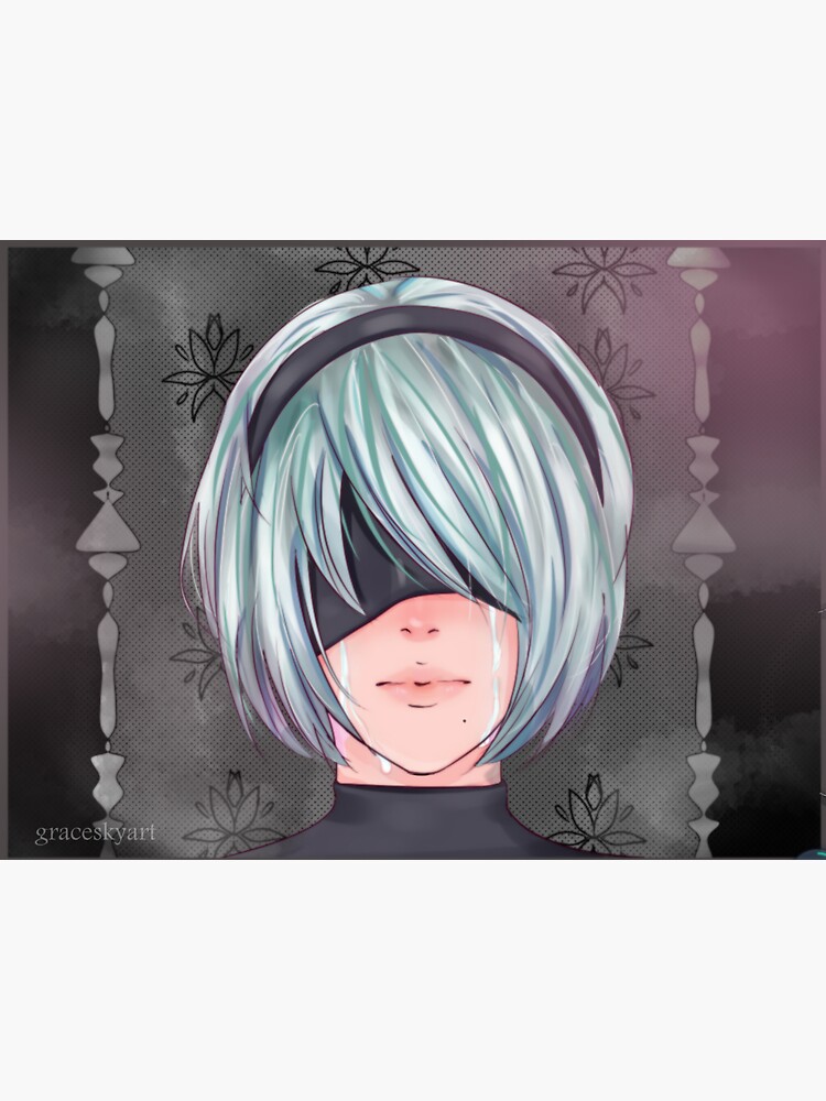 "nier automata" Sticker for Sale by graceskyart | Redbubble
