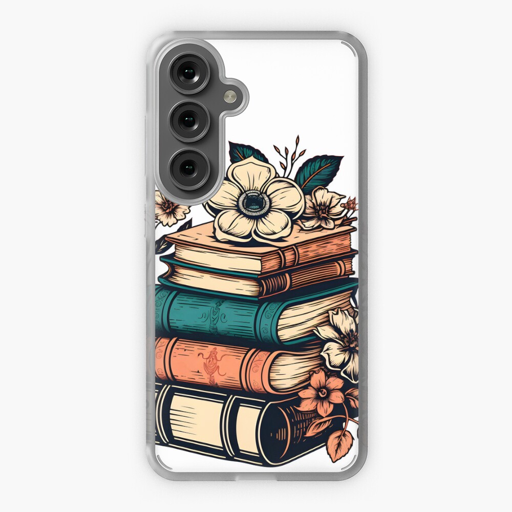 "Vintage Book Stack and Flowers, Love Reading" Sticker for Sale by ...