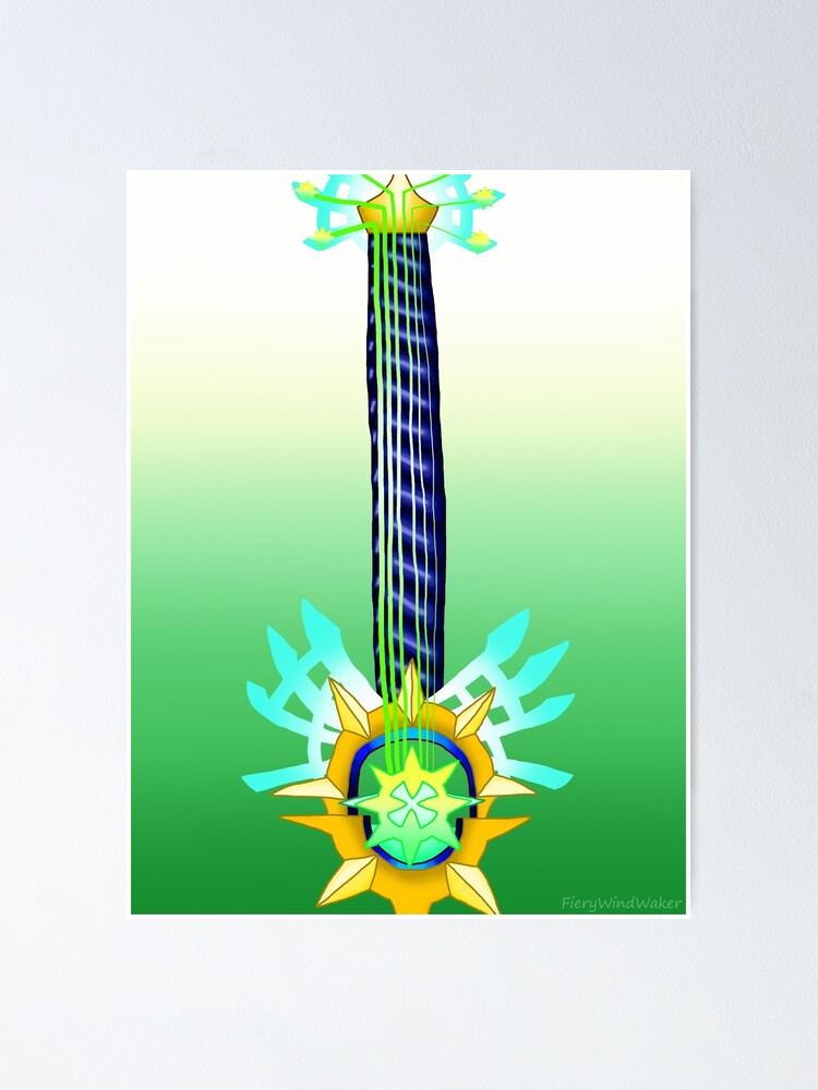 "Fusion Keyblade Guitar #125 - Aubade & X-Blade" Poster by ...