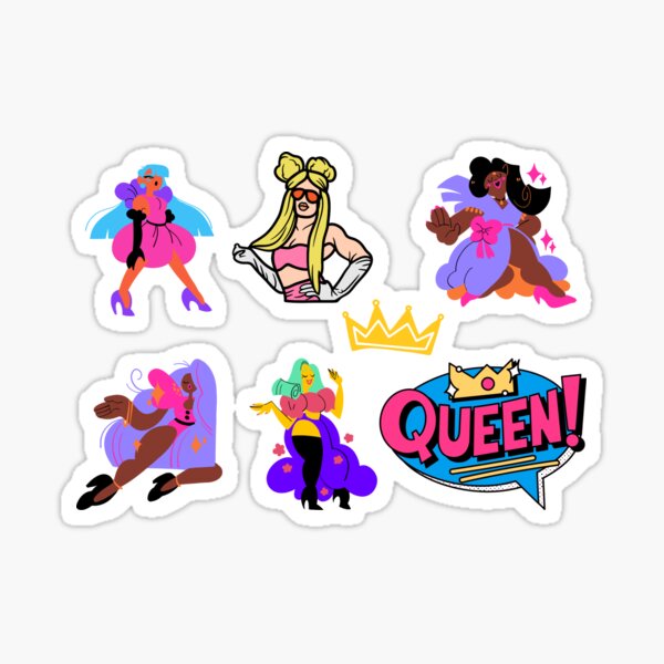 "Drag Queen Extravaganza Sticker Pack" Sticker for Sale by ...