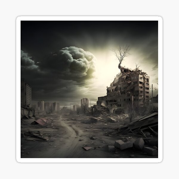 "Fallout City" Sticker by Fallout-Designs | Redbubble