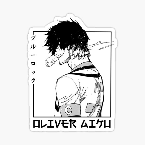 Sticker for Sale mit "Oliver Aiku Blue Lock" von yoku-mieru | Redbubble