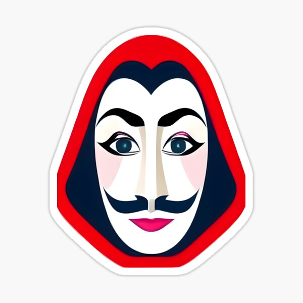 "Money heist " Sticker for Sale by W Sobalvarro | Redbubble