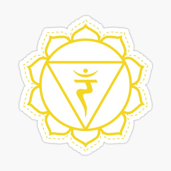 "Solar Plexus Chakra" Sticker by rainbowland | Redbubble