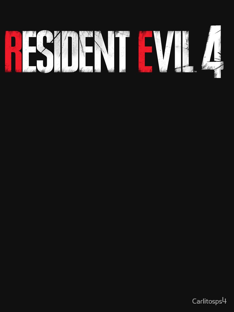 "Resident Evil 4 logo" T-shirt for Sale by Carlitosps4 | Redbubble ...