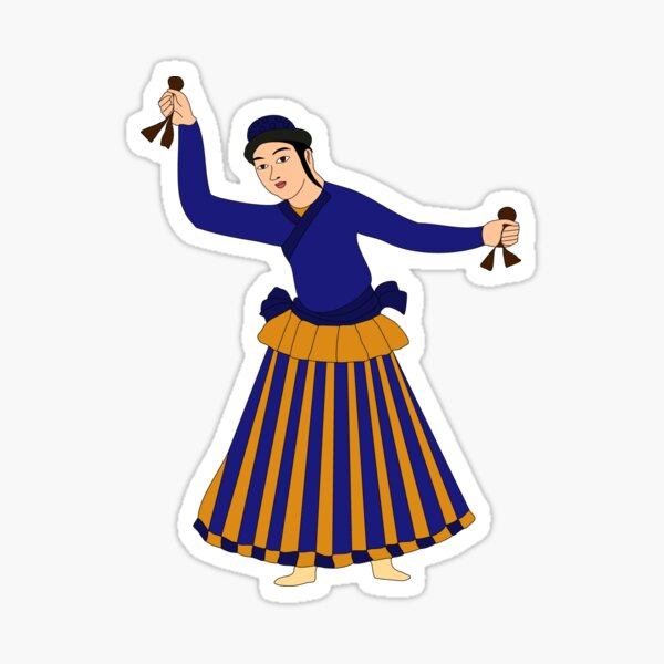 "Persian girl dancing - Persian (iranian) design" Sticker for Sale by ...