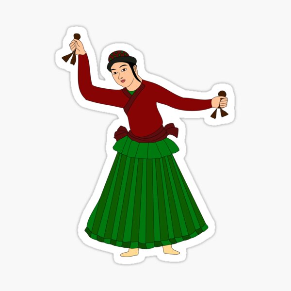 "Persian girl dancing - Persian (iranian) design" Sticker for Sale by ...
