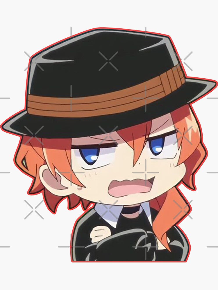 "Bungo Stray Dogs - Chuuya Nakahara Anime" Sticker for Sale by MiuraKai ...