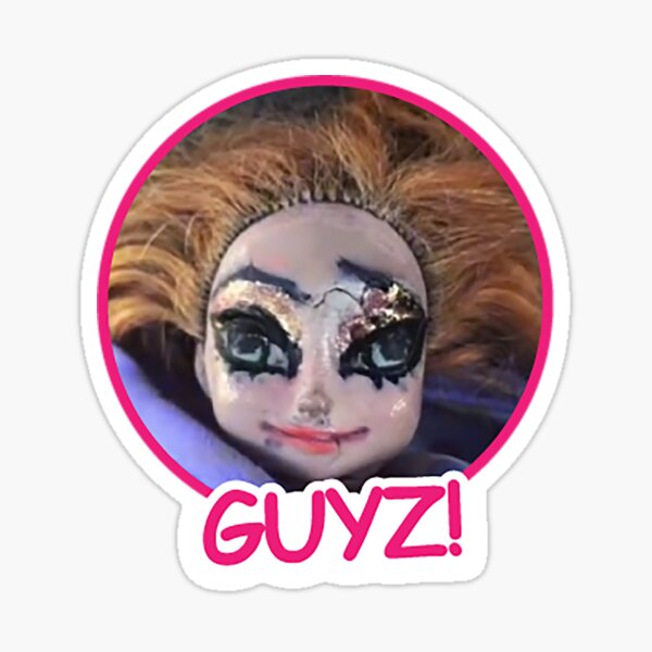 Jasper The Doll Sticker For Sale By Diamondhaus Redbubble