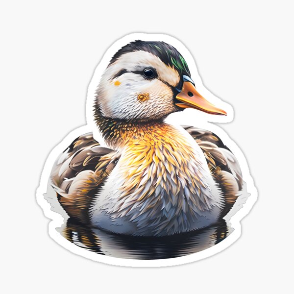 "Quack Attack - Adorable Duck" Sticker for Sale by DaydreamDepot ...