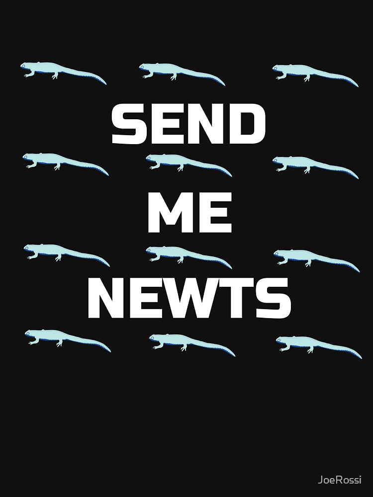 "Send Me Newts T-Shirt Hoodie Funny Newt Pun Wiccan Magick" T-shirt for ...