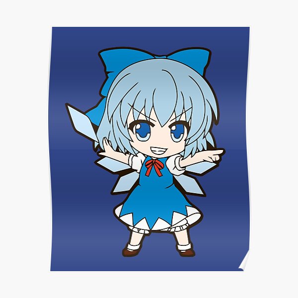 "Cirno Chibi" Poster by Chibify | Redbubble