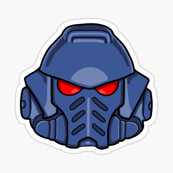 "Space Marine Ultramarine" Sticker for Sale by MoasisArt | Redbubble