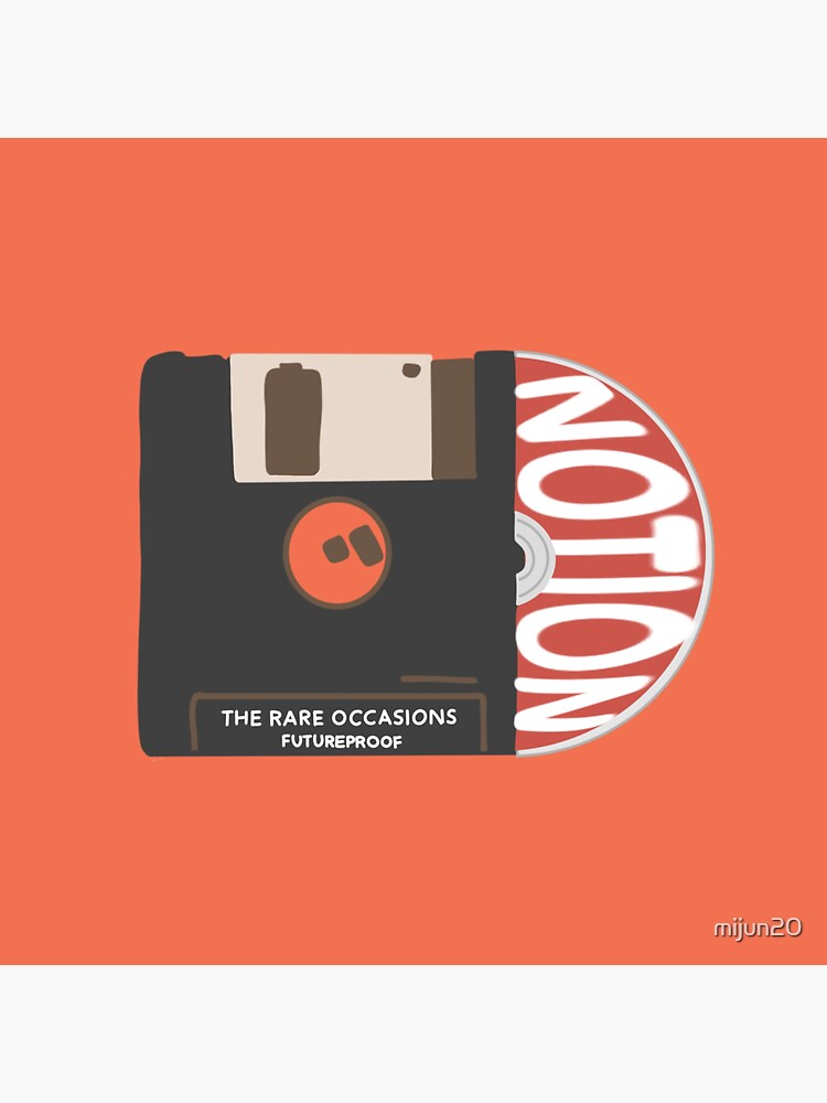 "Notion- The Rare Occasions" Sticker for Sale by mijun20 | Redbubble