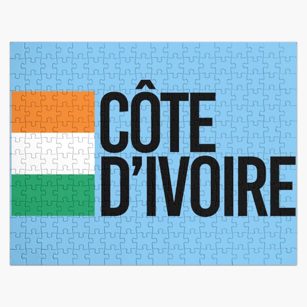 Cote D Ivioire Lion Flag Cote D Ivioire Lion Flag Jigsaw Puzzles for ...