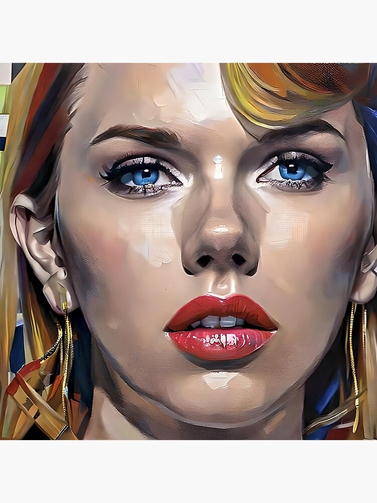 "Scarlett en face" Sticker for Sale by bogfl | Redbubble