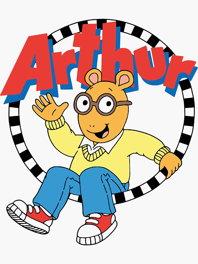 "Arthur " Sticker for Sale by LaurelLedford | Redbubble