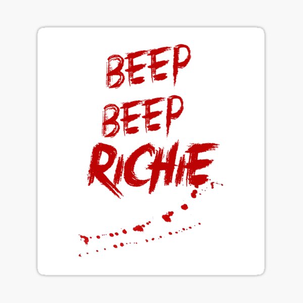 "Beep! Beep!" Sticker for Sale by dgjessi13 | Redbubble