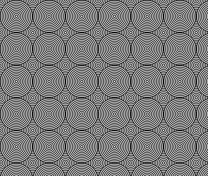 "Offset Concentric Circles Pattern 004" by Rupert Russell | Redbubble