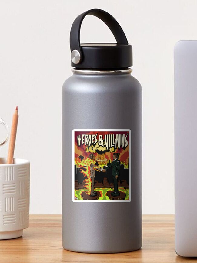 "Metro Boomin Heroes and Villains" Sticker for Sale by tzzar | Redbubble