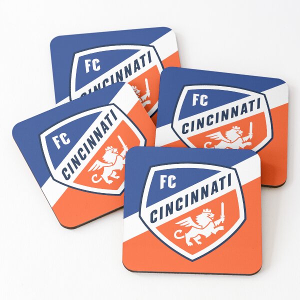 "FC Cincinnati" Coasters (Set of 4) for Sale by On Target Sports ...