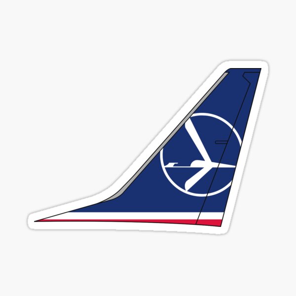 "LO Boeing 737 Tailfin" Sticker for Sale by CzechFloridaMan | Redbubble