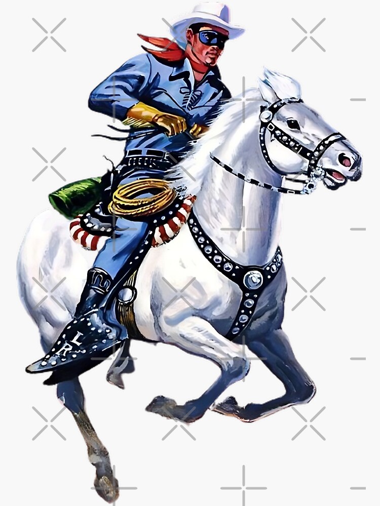 "Lone Ranger" Sticker for Sale by holidays4you | Redbubble