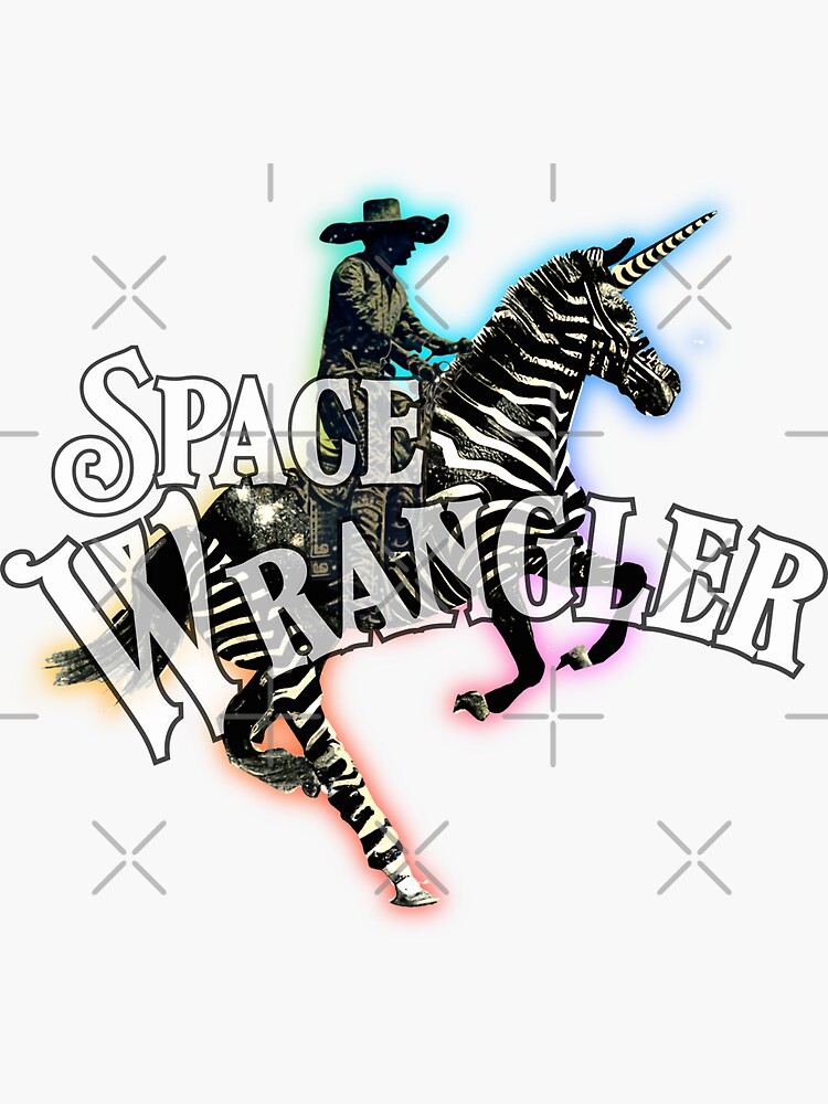 "Space Wrangler WSP Panic" Sticker for Sale by AllyFlorida | Redbubble