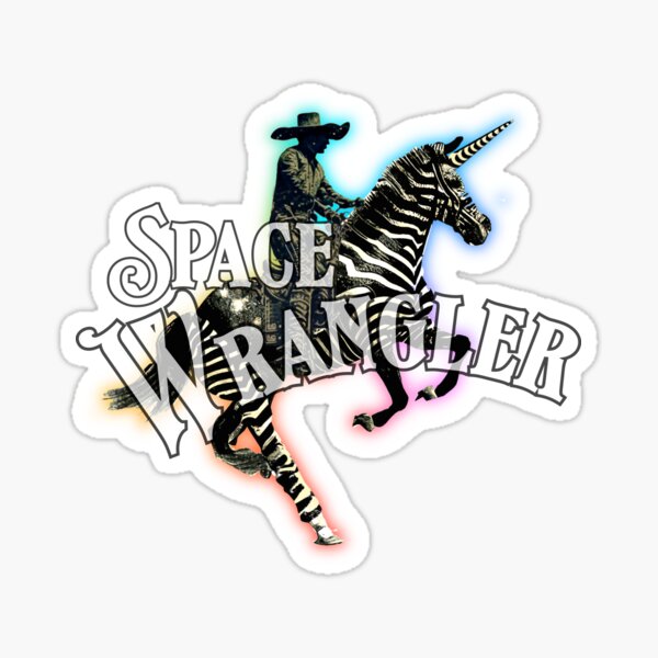 "Space Wrangler WSP Panic" Sticker for Sale by AllyFlorida | Redbubble