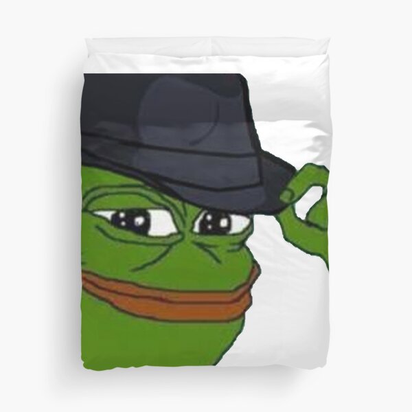 "pepe fedora" Duvet Cover for Sale by JoeDaEskimo | Redbubble