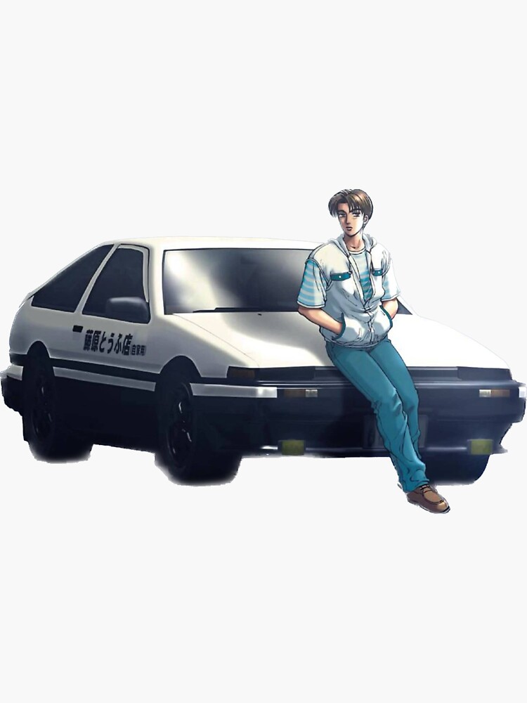"initial d" Sticker by enzo1x | Redbubble