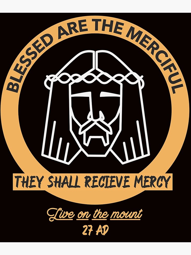 Blessed are the merciful Canvas sold by Inhaler Hunched | SKU 40886241 ...