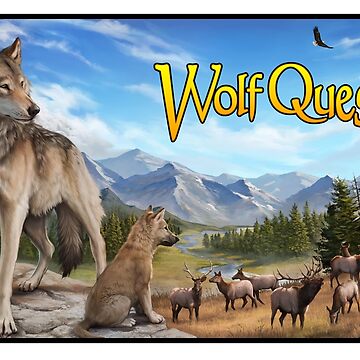 "WolfQuest Pastoral" Spiral Notebook for Sale by WolfQuest | Redbubble