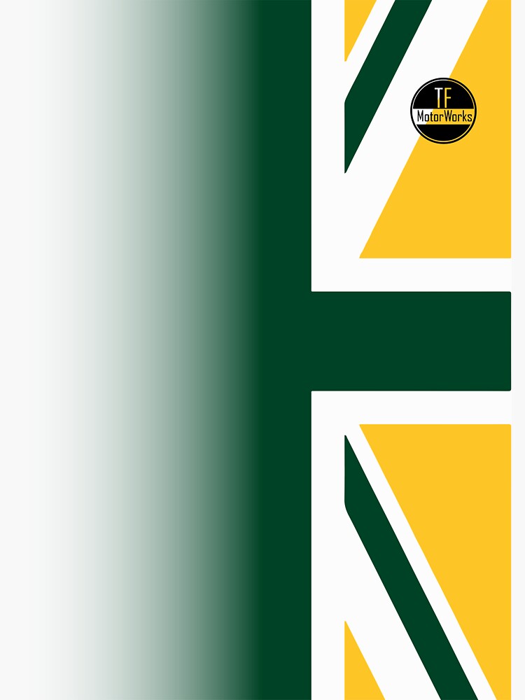 "British racing green UK flag with logo" Sticker for Sale by ...
