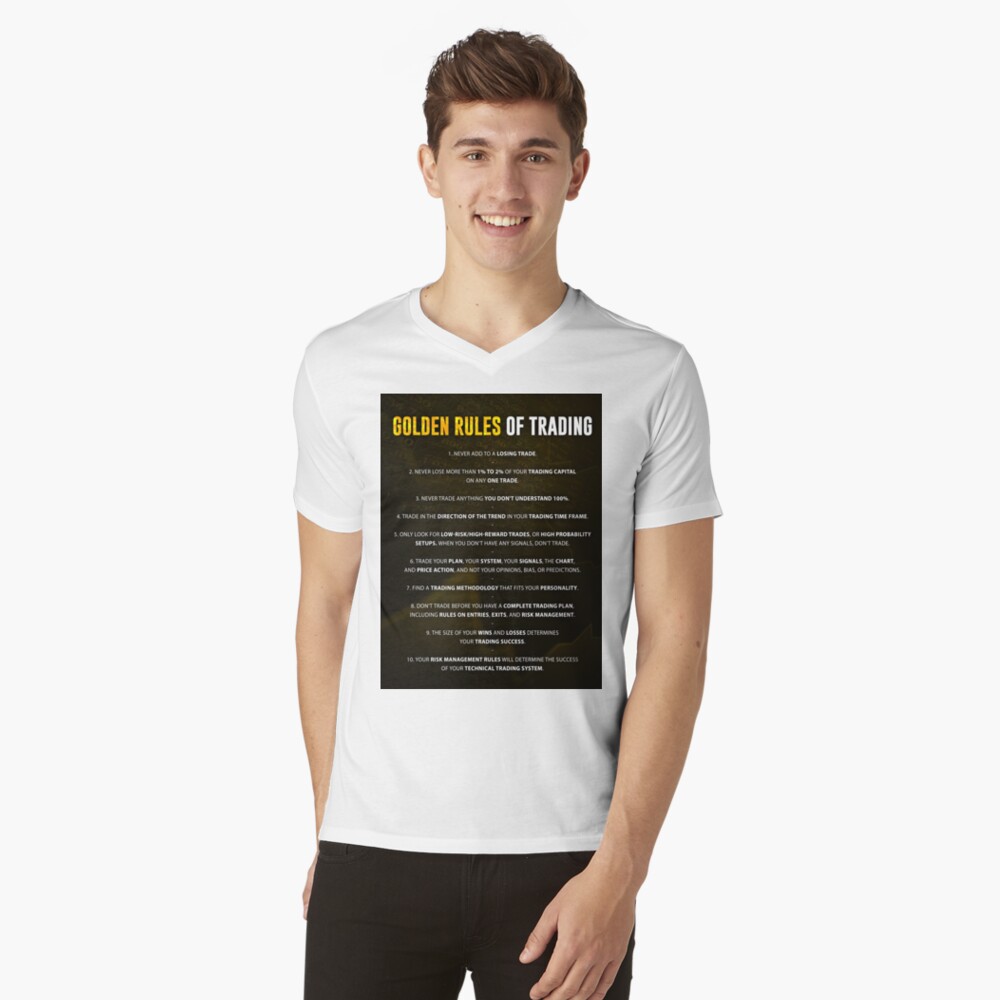 "Golden Rules Of Trading Print Forex Stock Market Financial NASDAQ Day ...