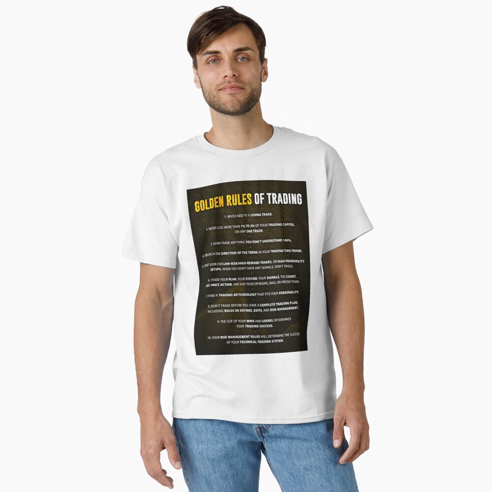 "Golden Rules Of Trading Print Forex Stock Market Financial NASDAQ Day ...