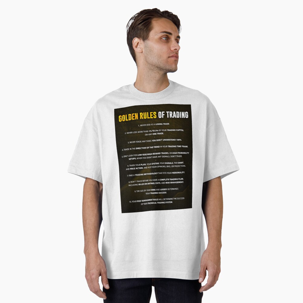 "Golden Rules Of Trading Print Forex Stock Market Financial NASDAQ Day ...