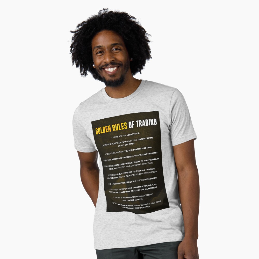 "Golden Rules Of Trading Print Forex Stock Market Financial NASDAQ Day ...