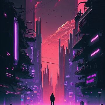 "80s Synthwave Cyberpunk City #1" Poster for Sale by RESToRAPTOR ...