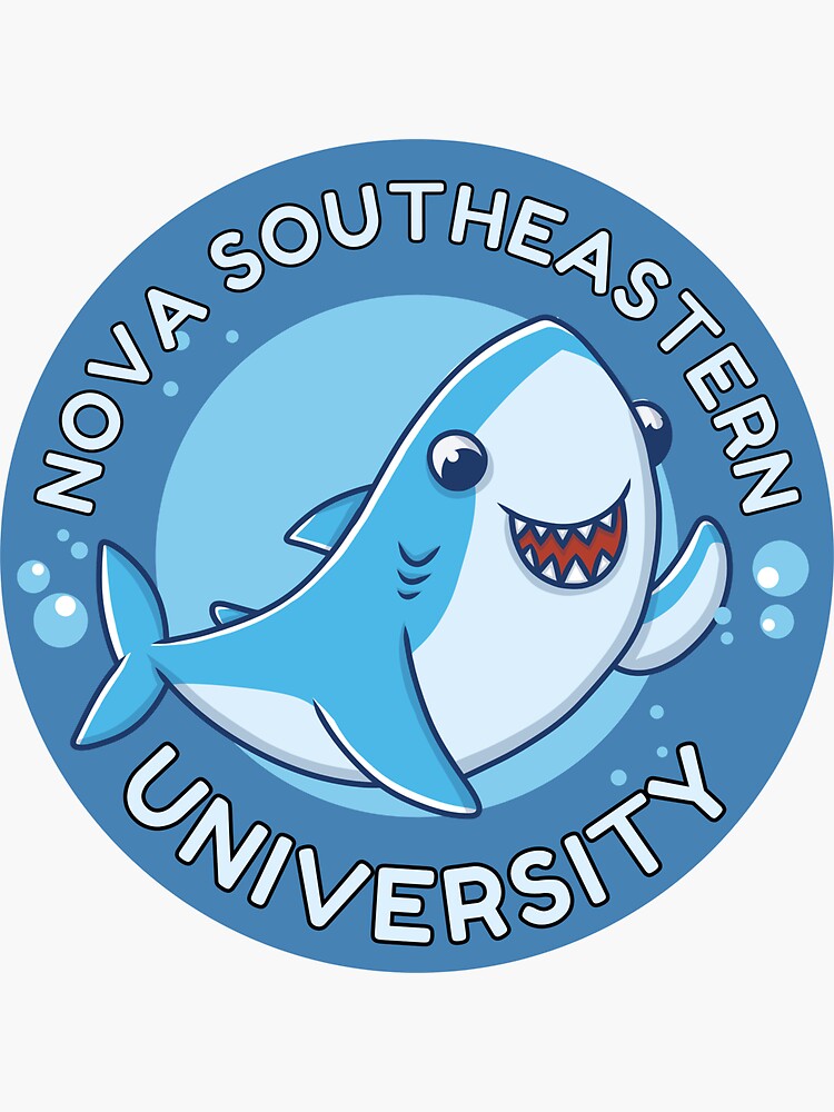 "Nova Southeastern University, great logo for nova university" Sticker for Sale by Hamdishop ...