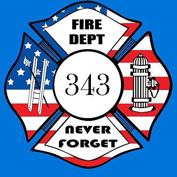 "Firefighter FIRE DEPT NEW YORK CITY By.AdhikaArts#0013" Sticker for ...